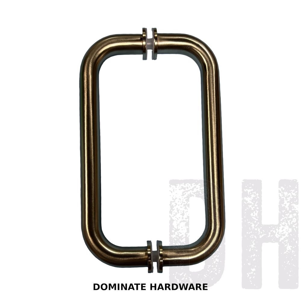 8″ Tubular Back to Back Pull Handle | Dominate Hardware